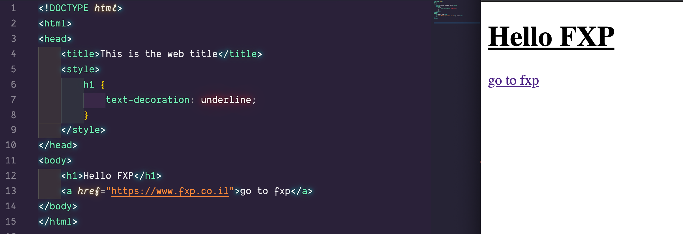 CSS עיצוב טקסט - קישוט הטקסט text-decoration - FXP