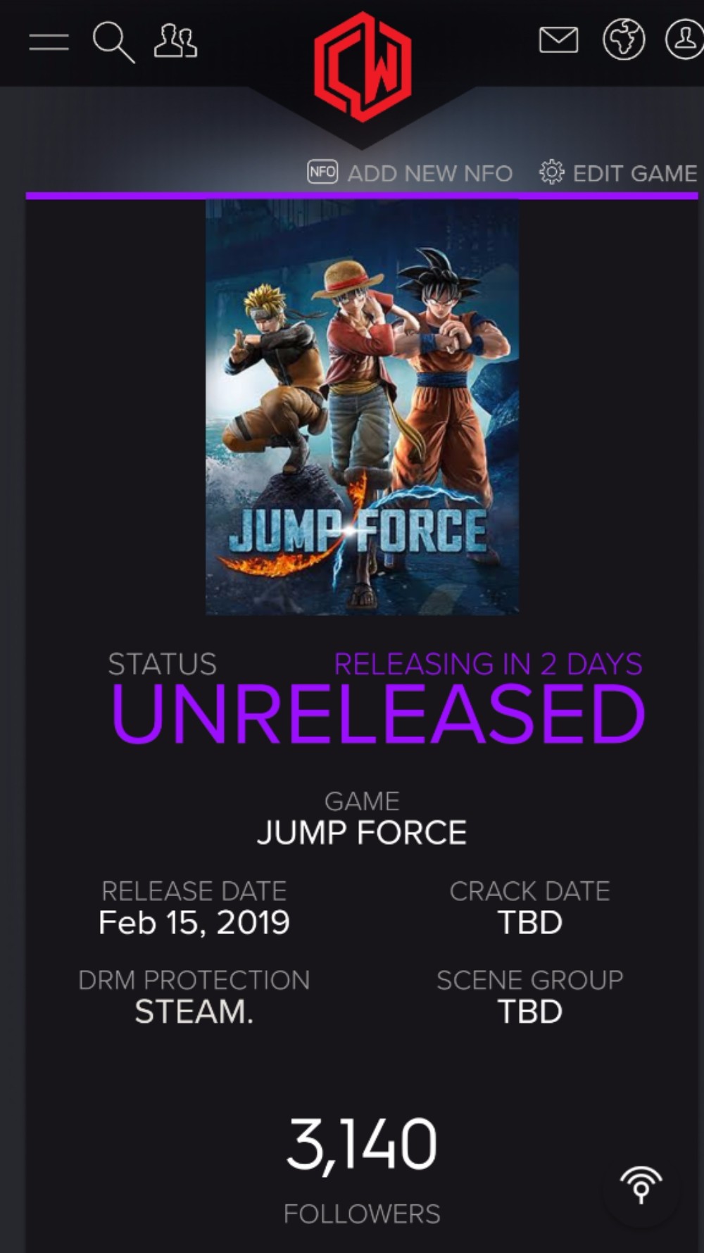 Jump force crack - 3DM - FXP