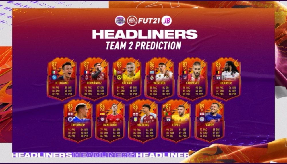 Headliners TEAM 2 Prediction 2 - FXP