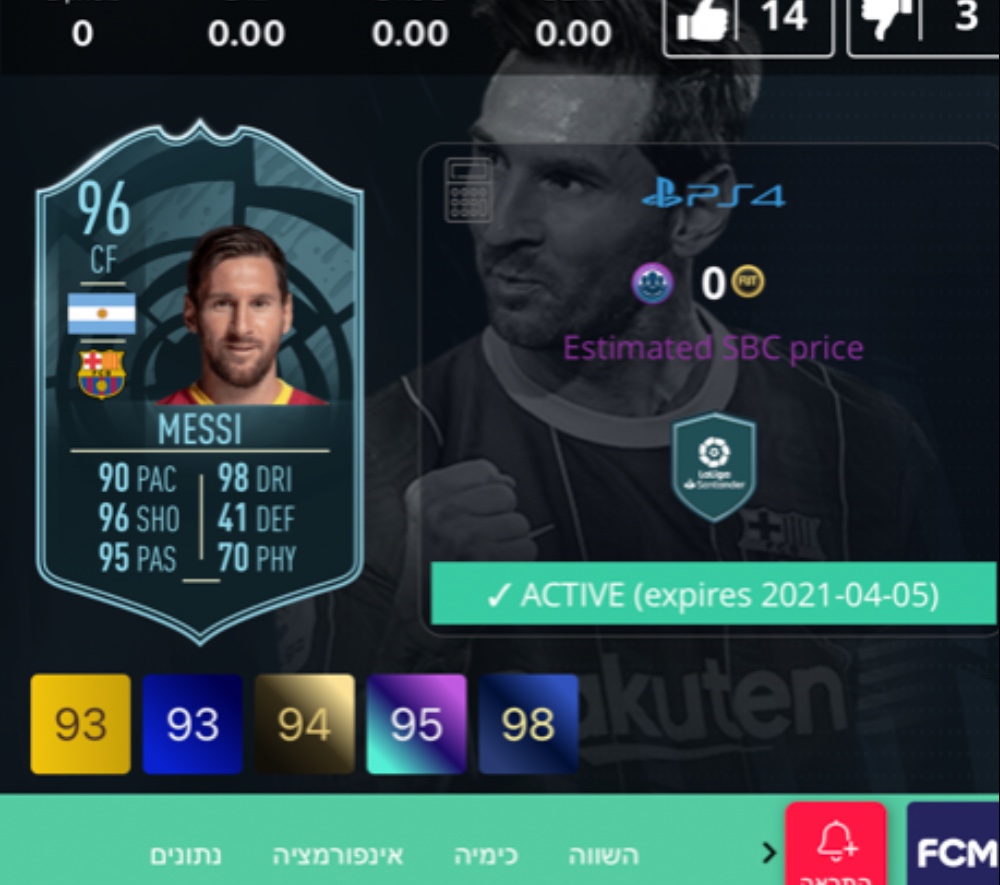 Messi POTM - FXP