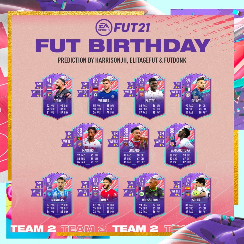 Fut birthday. Team 2 - FXP