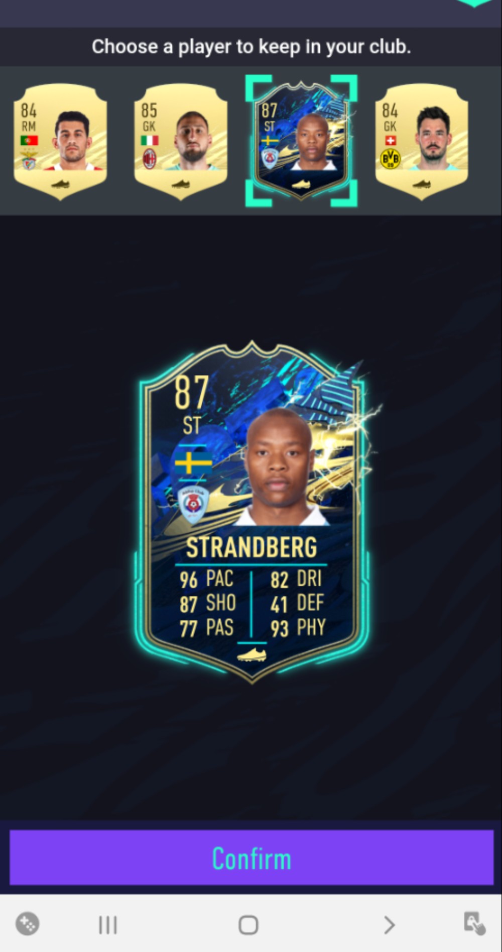 84+ rare player pick - FXP