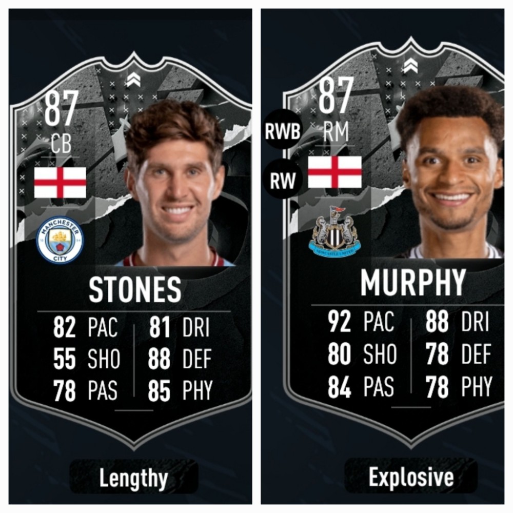 Jacob Murphy Vs John Stones Fxp