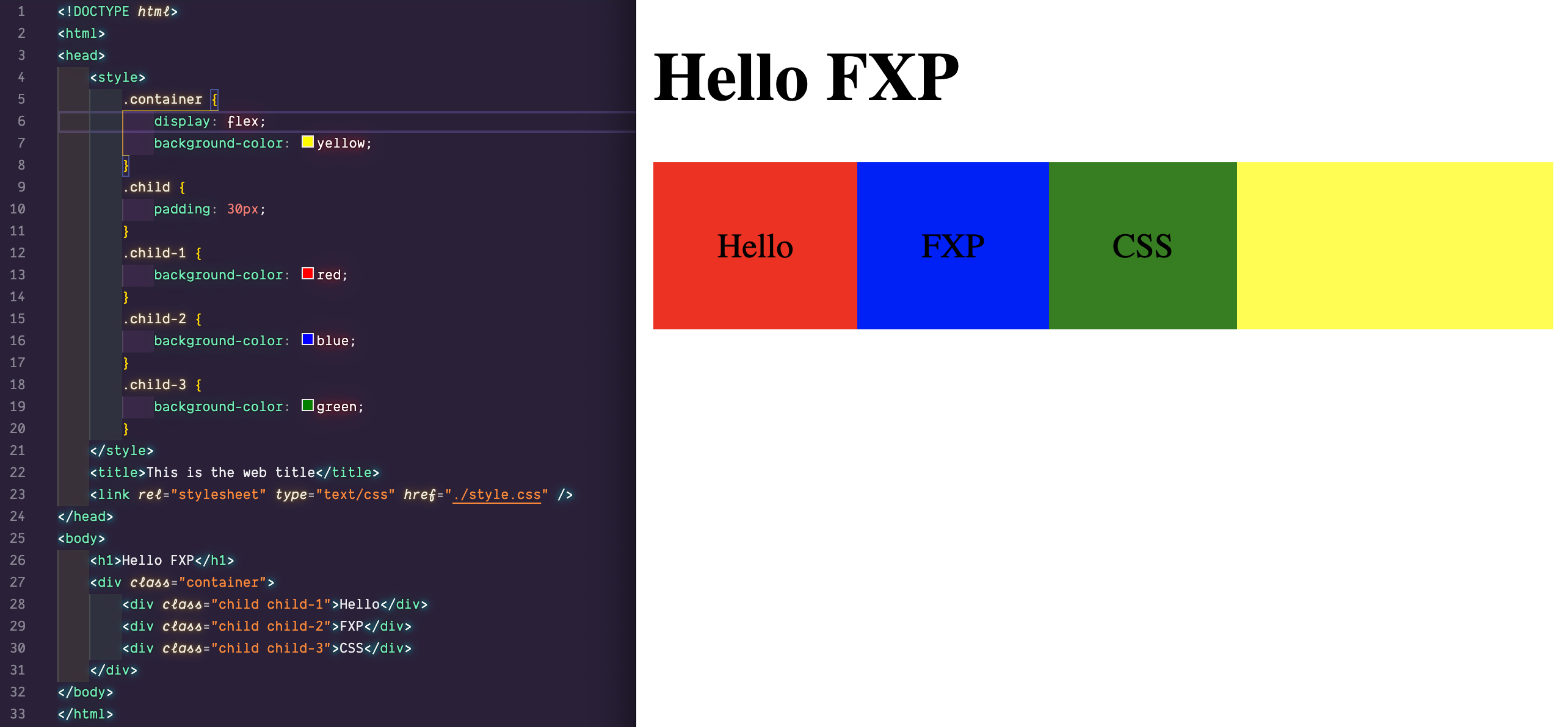 CSS עבודה עם flexbox שיטת ה margin - FXP