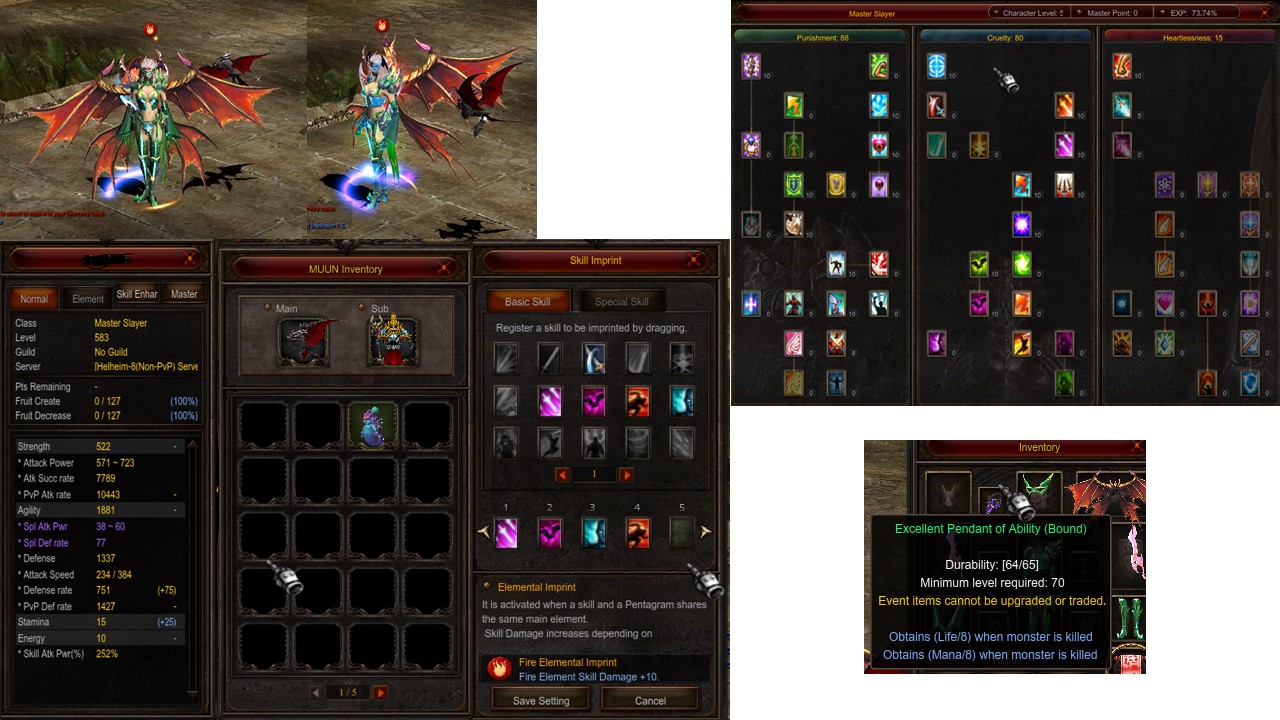 מוכר Slayer 583 ו MG 565 ב MU Online Webzen HH - FXP