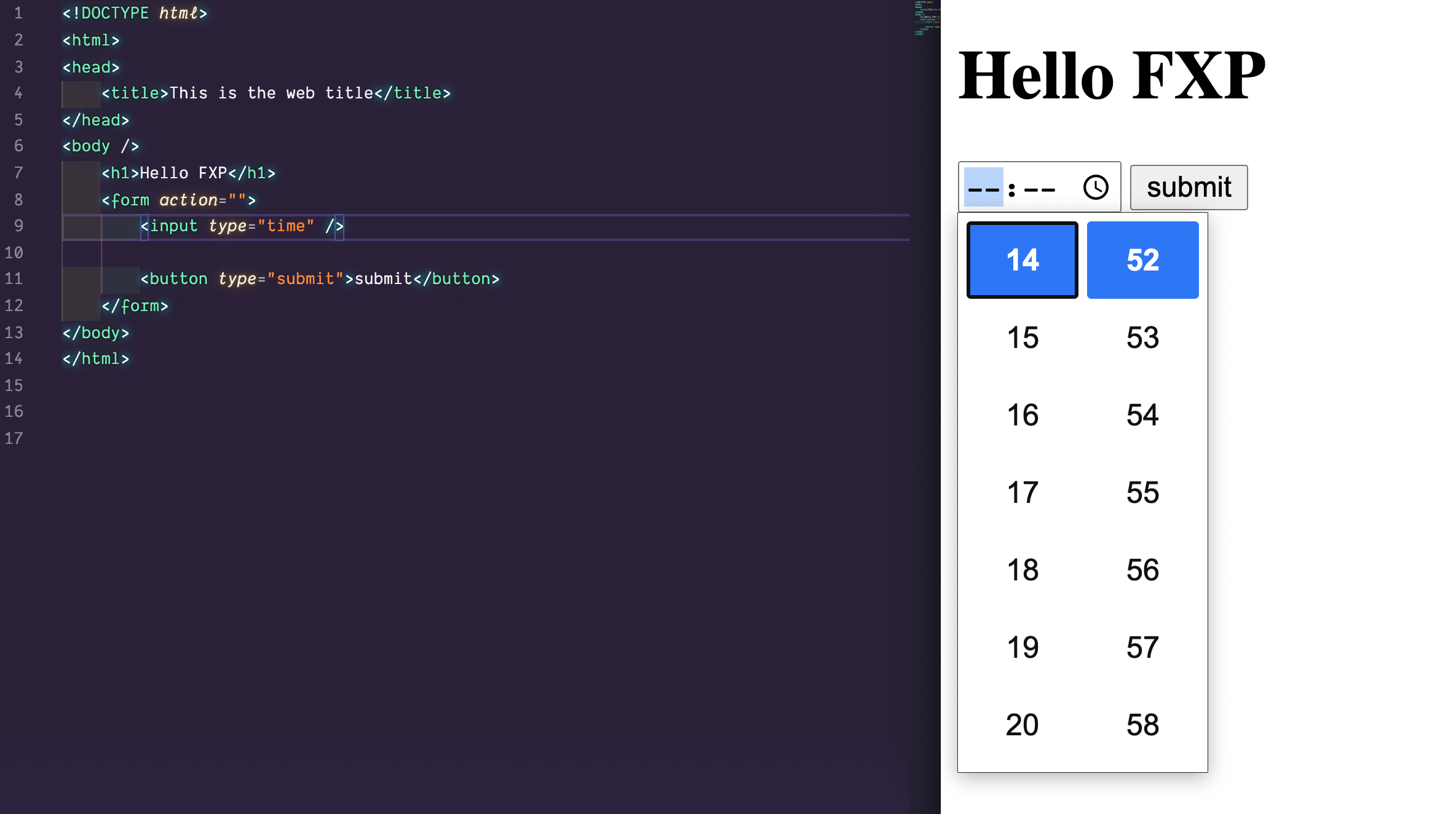 HTML טפסים forms ו- תיבות בחירה - FXP