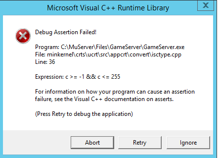 GameServer problem | RaGEZONE - MMO Development Forums