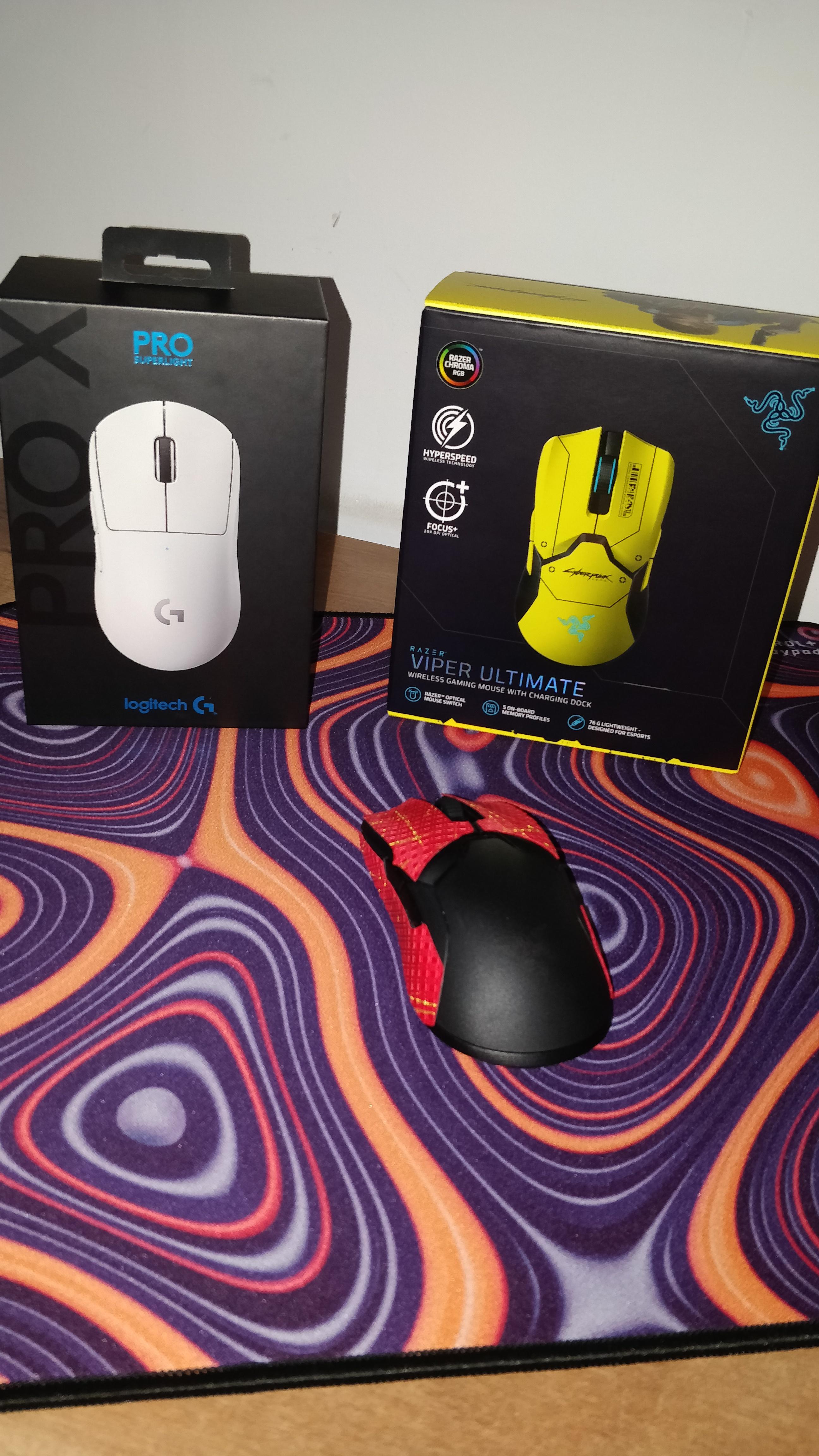 G Pro Superlight ו Razer Viper Ultimate - FXP