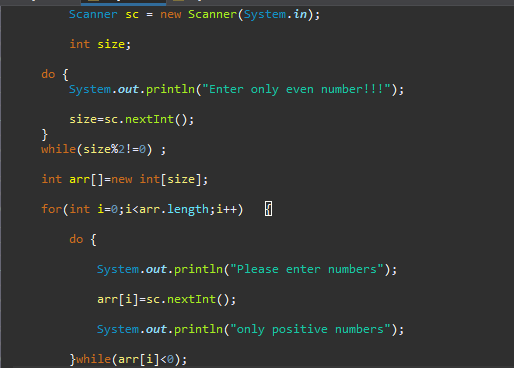 מערכים חד ממדיים עזרה בשאלה הנ"ל התחלתי אותה ונתקעתי עם ההמשך JAVA - FXP