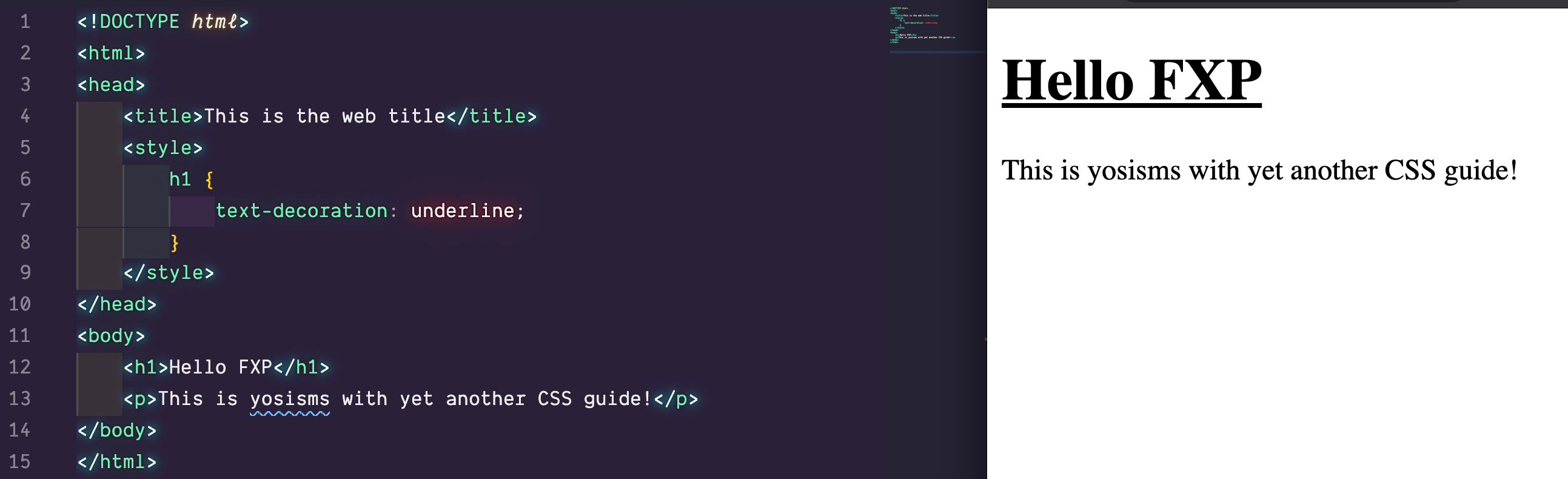 CSS עיצוב טקסט - קישוט הטקסט text-decoration - FXP