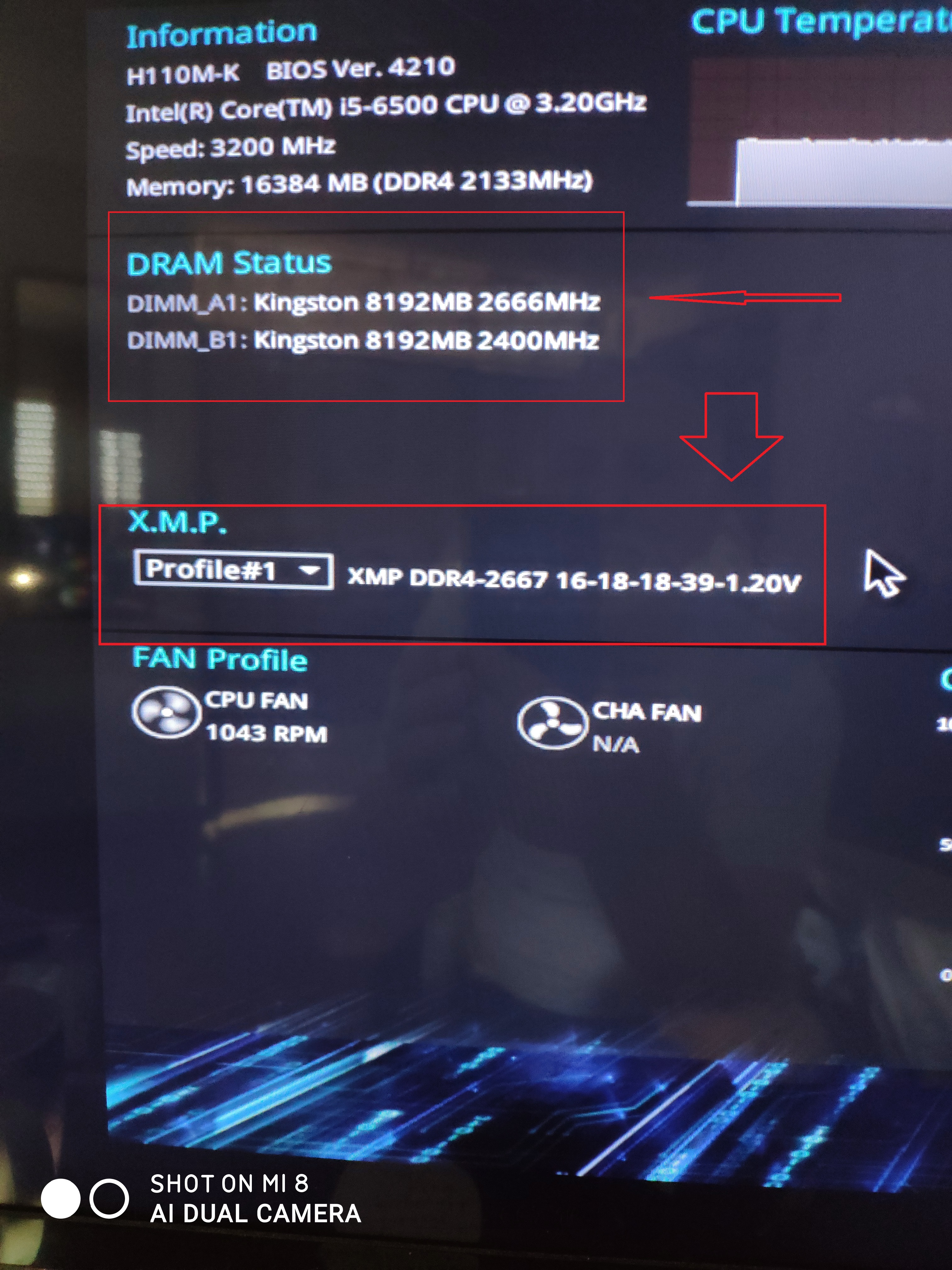 איפשור והגדרה של XMP בביוס לא באה לידי ביטוי החלונות 10 - FXP