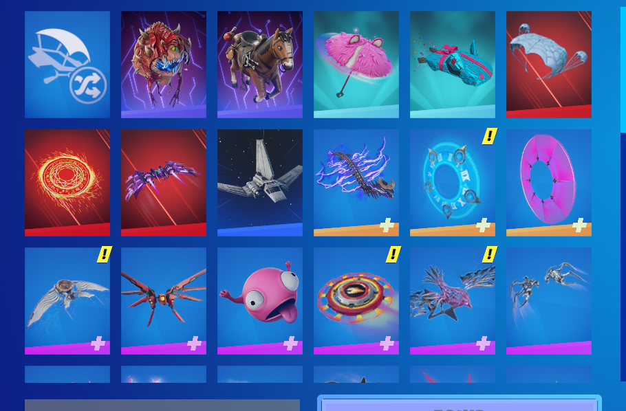 משתמש פורטנייט 104 סקינים - FXP