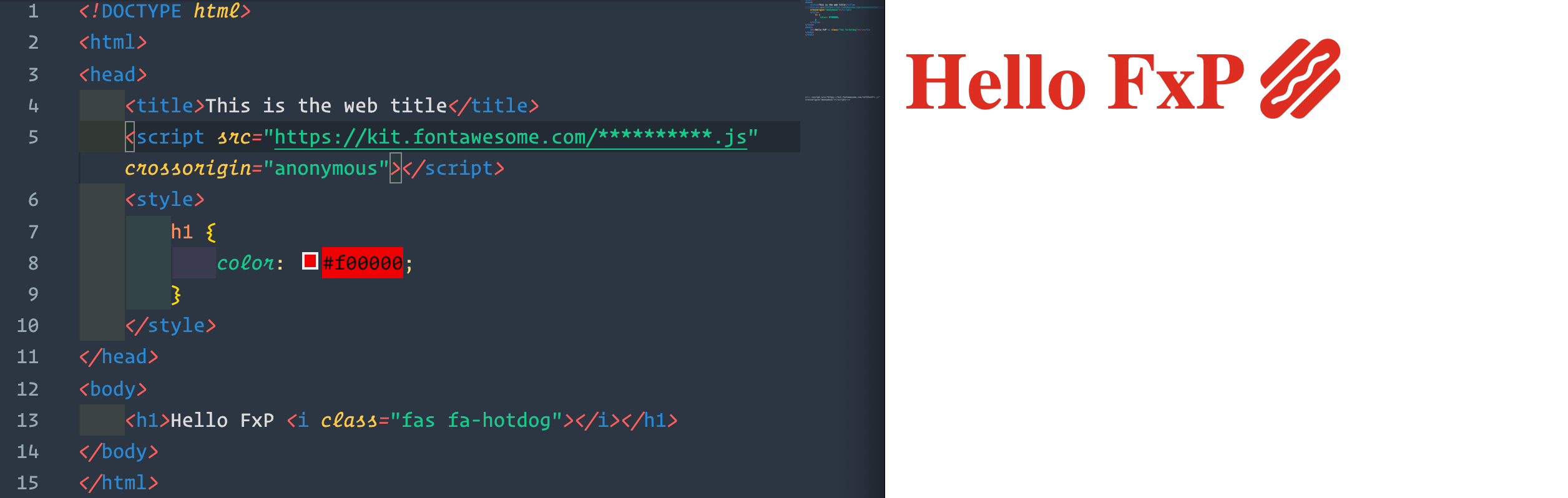 אייקונים - Font Awesome - FXP