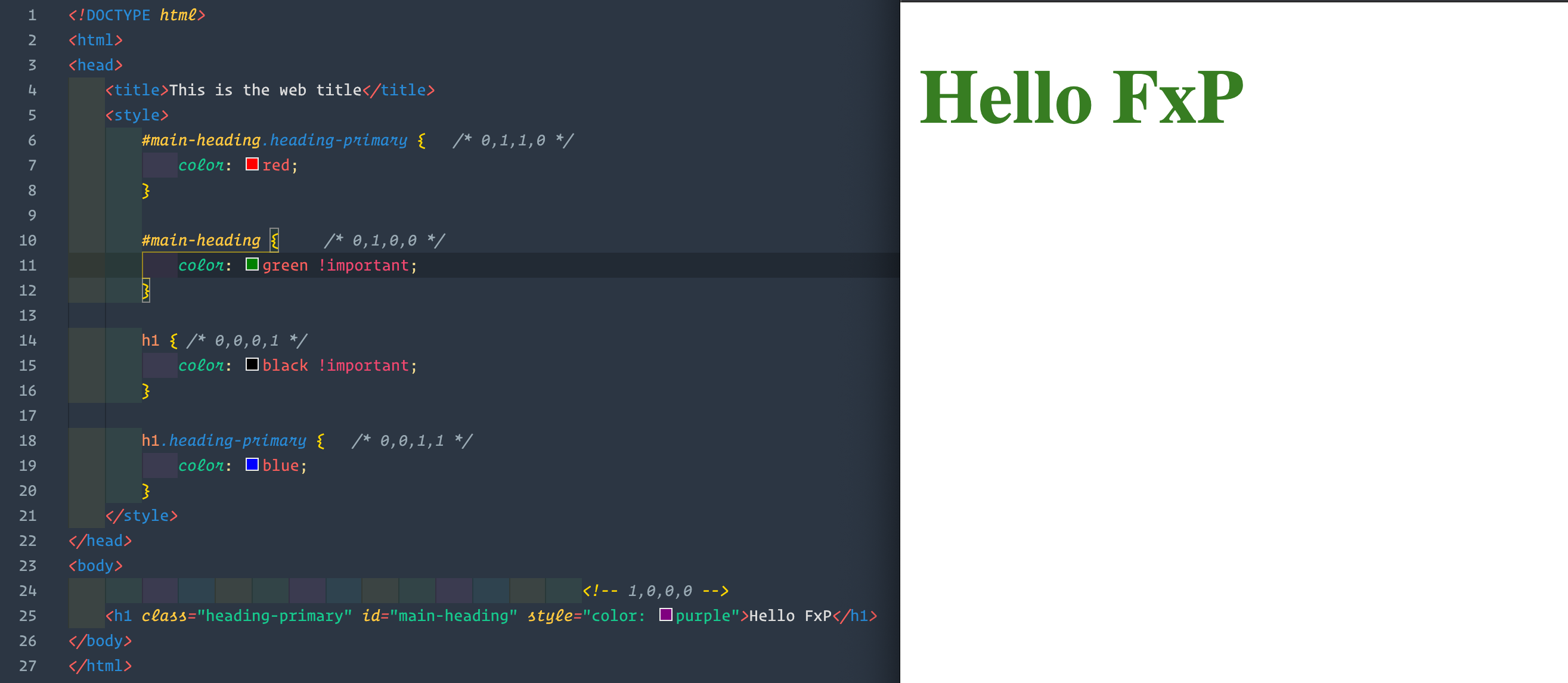 CSS מלחמת הסלקטורים - FXP