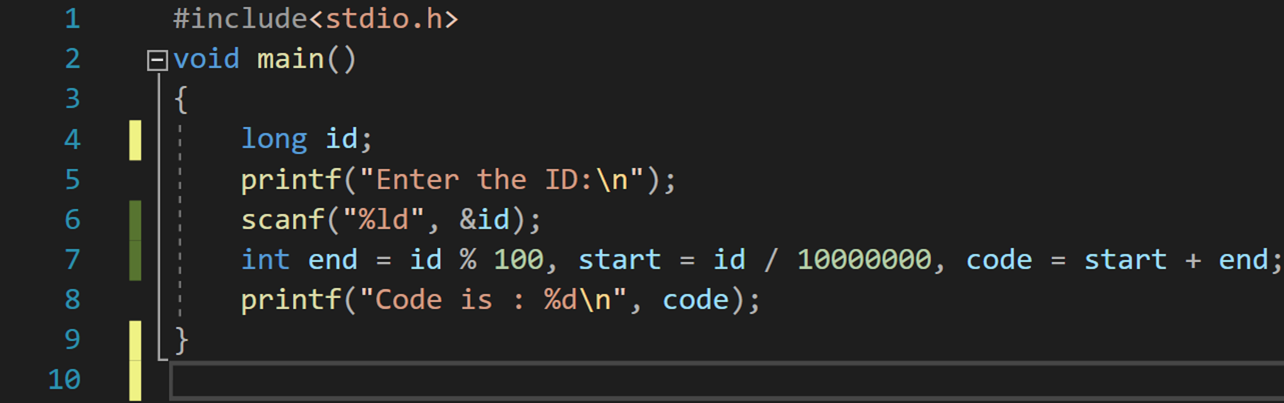 שימוש בscanf בC - FXP