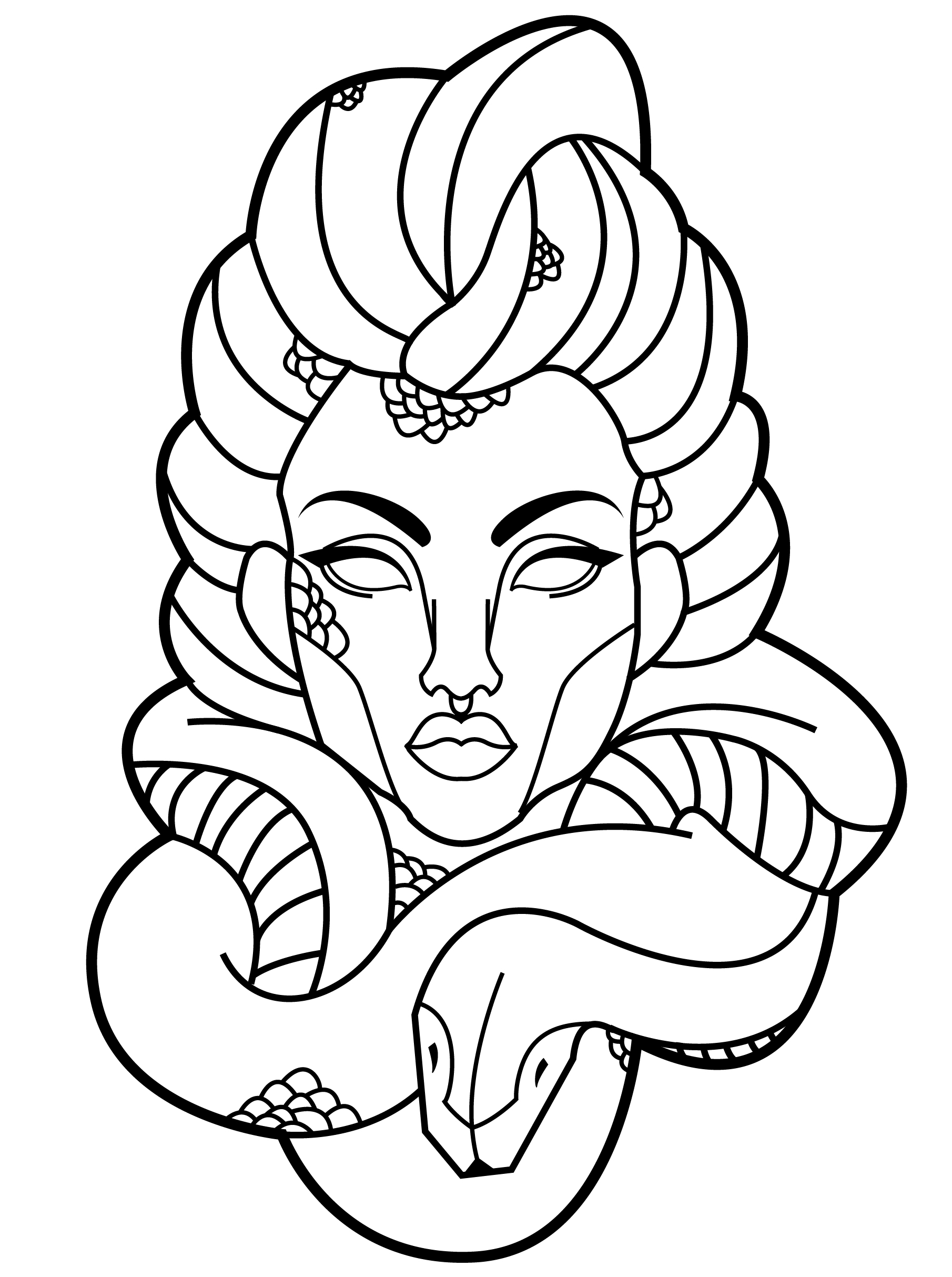 Moscot לוגו - Medusa Graphics 🐍 - FXP