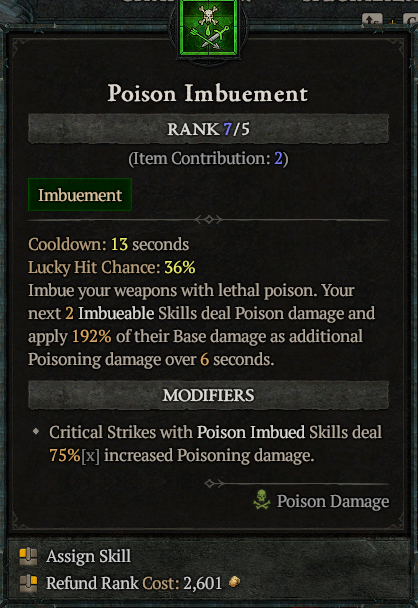 הבילד של Haldir (רמה 53) – Poison Traps Rogue – שם הבילד: "בוא לפה ...