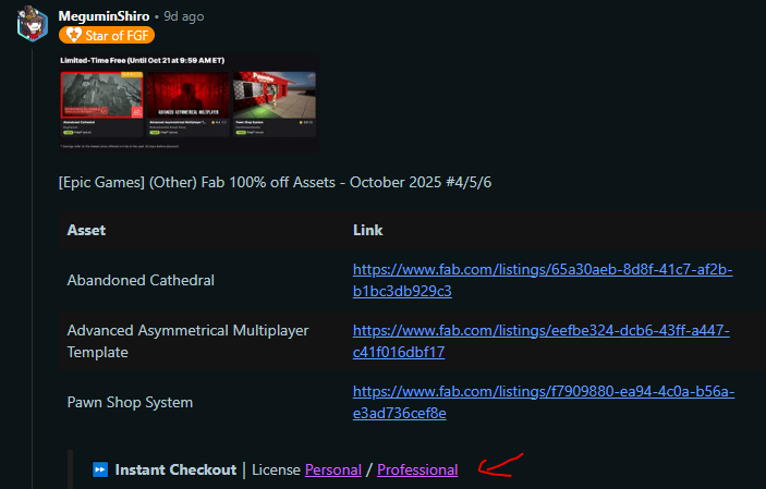 FAB (Epic Games) 100% Free - FXP