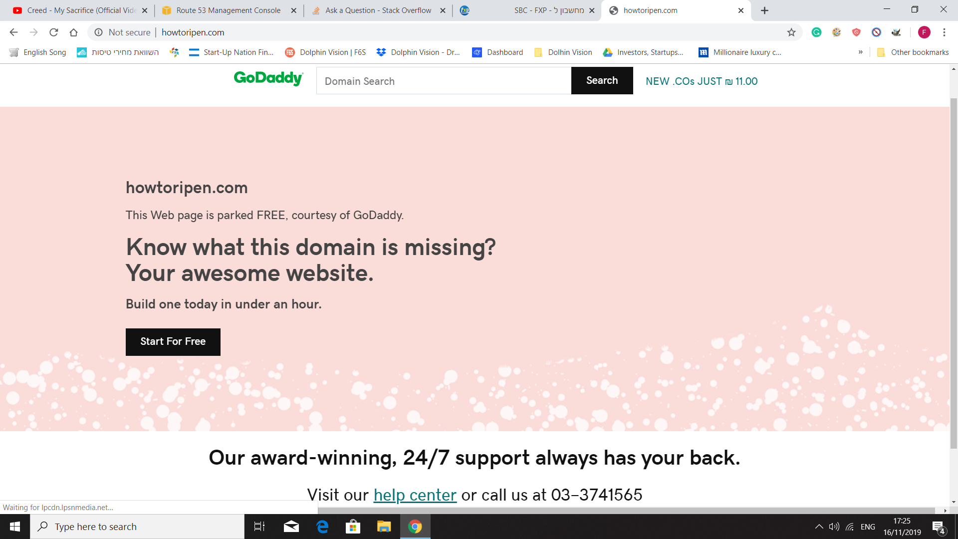 amazon web services - Connect AWS s3 bucket and route 53 to godaddy domain - Stack Overflow