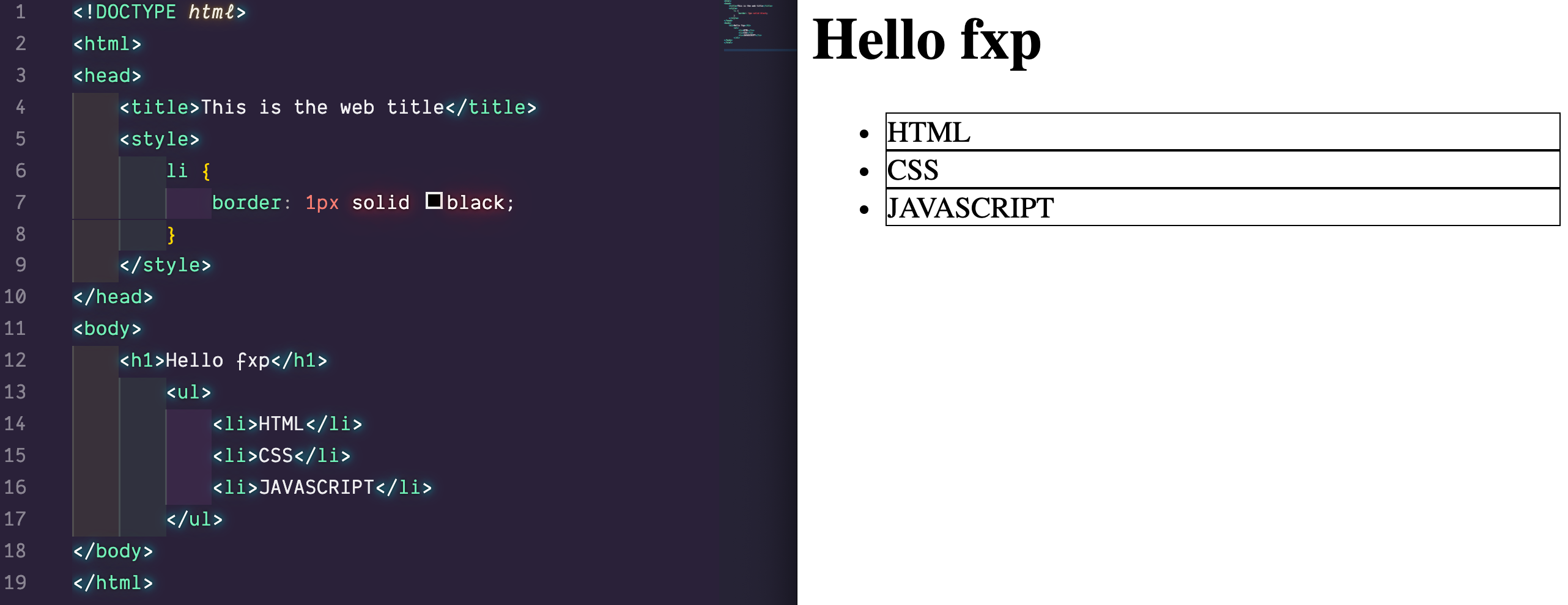 CSS עיצוב רשימות - FXP
