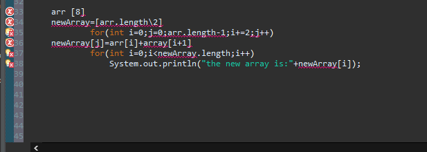 מערכים חד ממדיים עזרה בשאלה הנ"ל התחלתי אותה ונתקעתי עם ההמשך JAVA - FXP