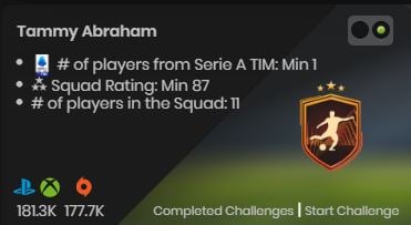 TAMMY ABRAHAM - UEL RTTF SBC - FXP