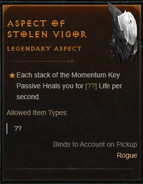חפצי Legendary Aspects שכדאי לשים לב אליהם עבור Rogues - FXP