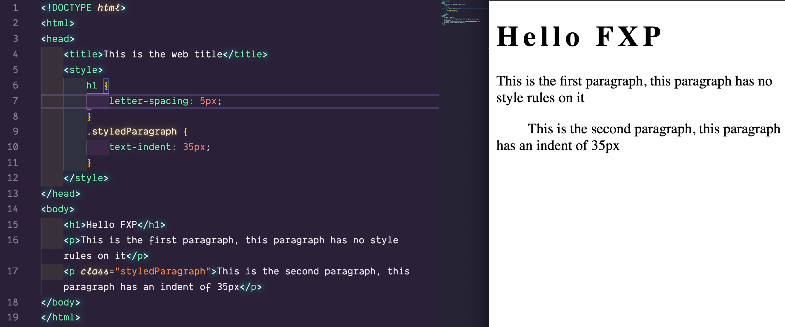CSS עיצוב טקסט - מרווחים בטקסט - FXP