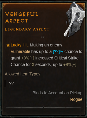 חפצי Legendary Aspects שכדאי לשים לב אליהם עבור Rogues - FXP