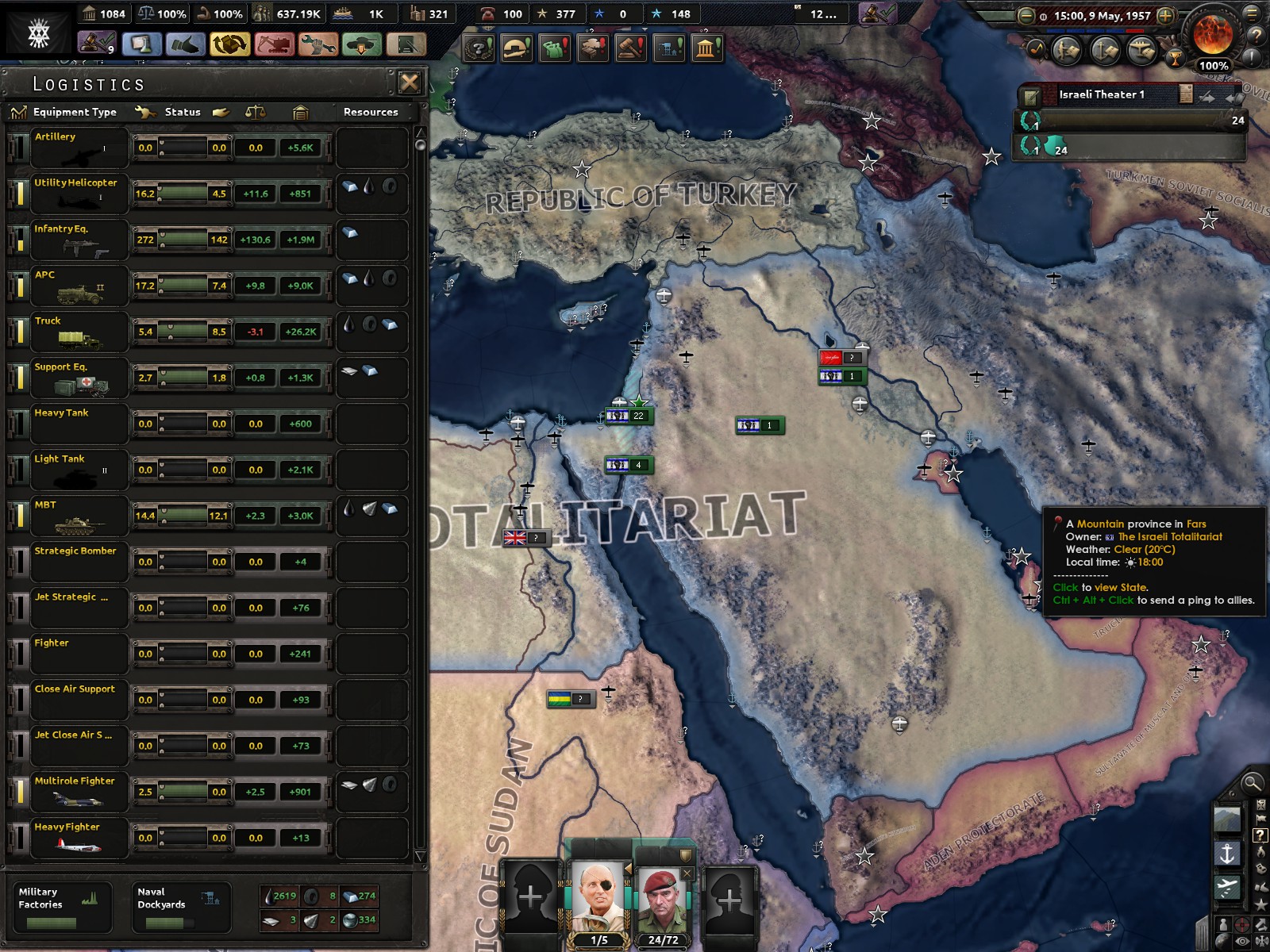 תמונות של משחק חדש עם מוד של מלחמה קרה (hoi4 israel) - FXP