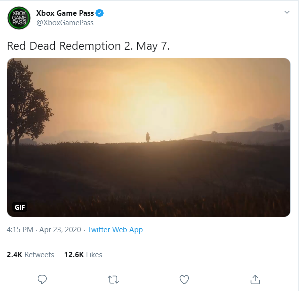 RDR2 מגיע ל-Xbox Game Pass - FXP