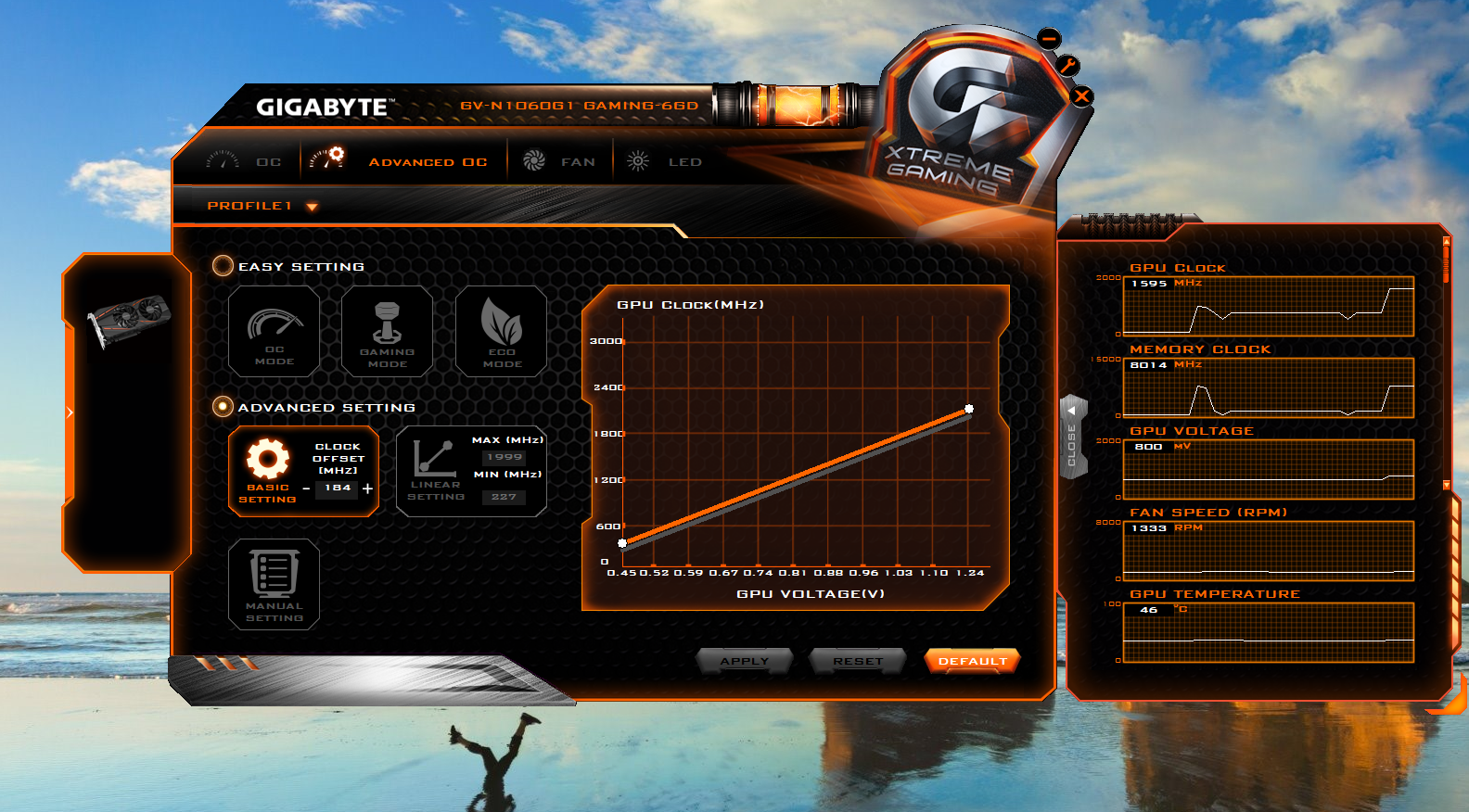 overclock gigabyte 1060 6GB gtx g1 - FXP